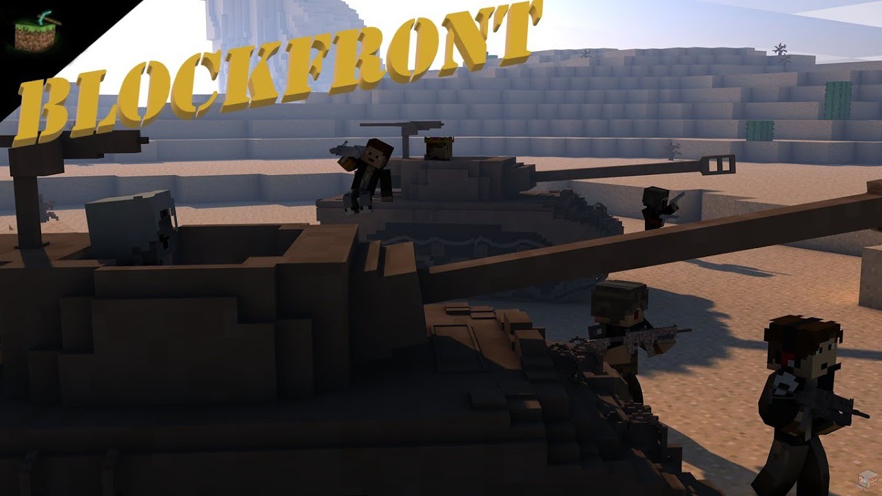 WW2 IN MINECRAFT (blockfront) - YouTube