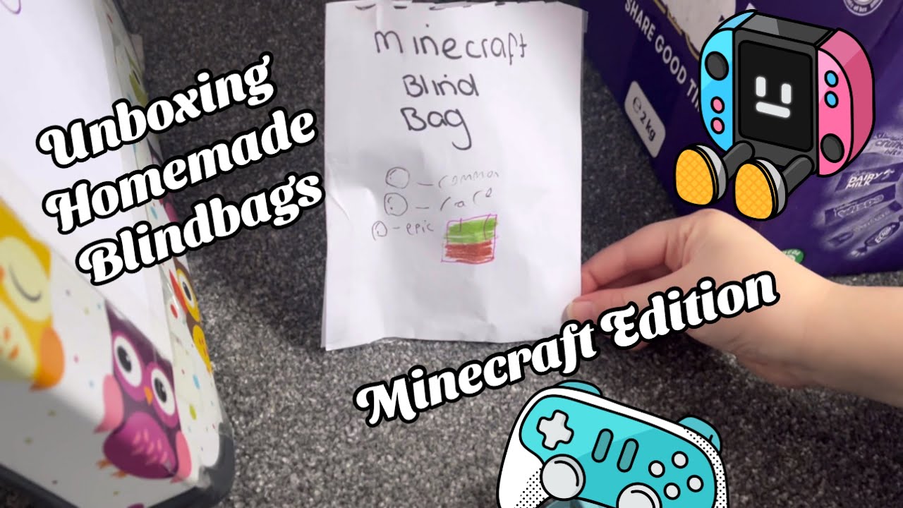 Unboxing Homemade Blind Bags - Minecraft Editon - YouTube