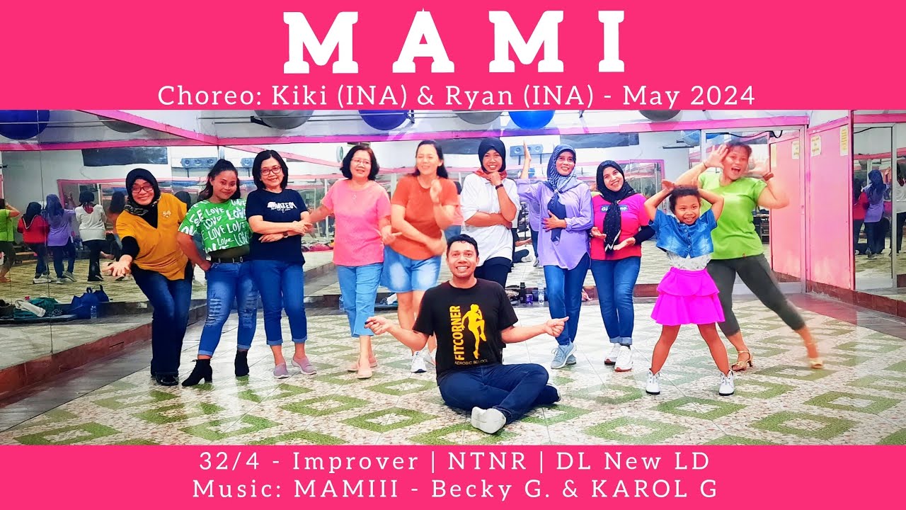 Mami Line Dance | Improver | Kiki (INA) & Ryan (INA) - YouTube