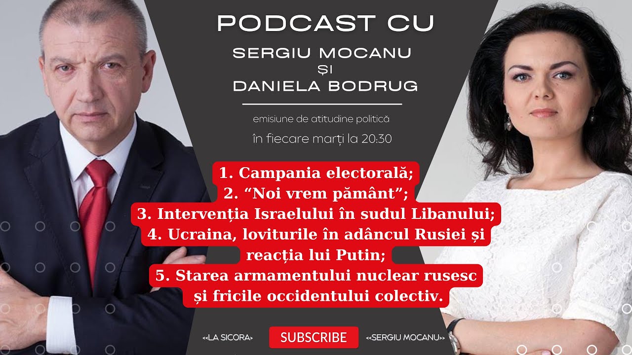 Podcast cu Sergiu Mocanu și Daniela Bodrug din 1 octombrie 2024 - YouTube