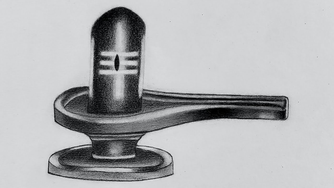 How To Draw Shiva Lingam // Shivling Drawing Easy // Maha Shivratri ...