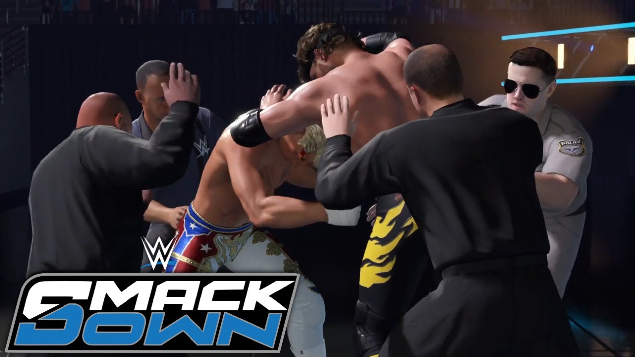 WWE 2K25 - Logan Paul & Cody Rhodes EXPLODE Into Brawl As Security ...