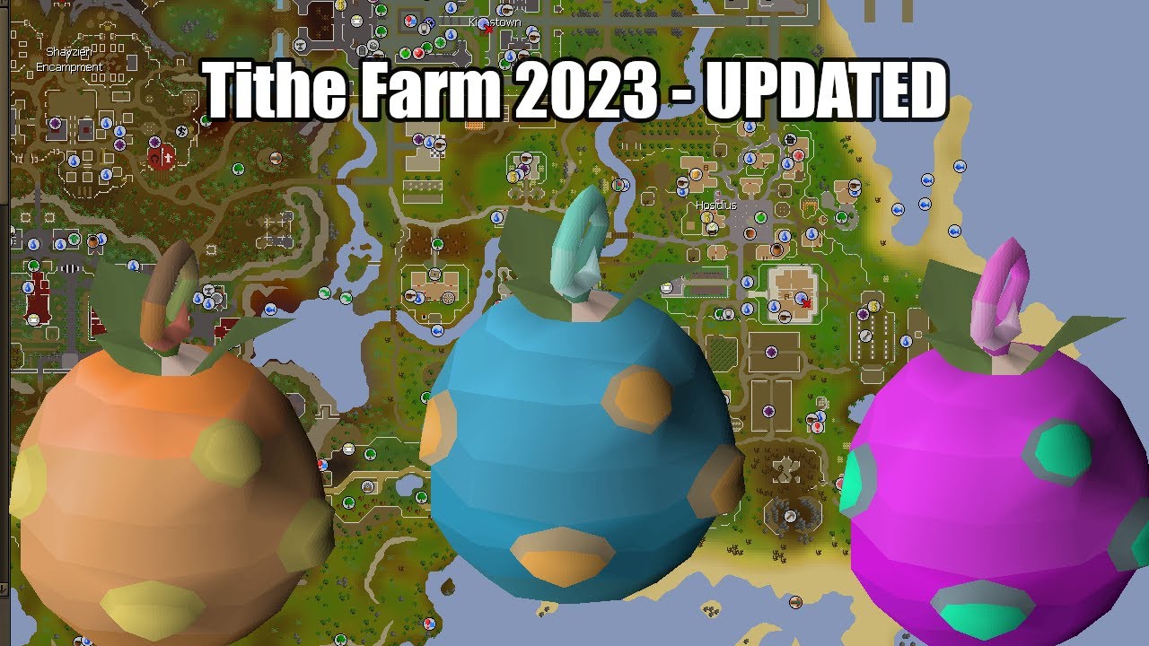 [OSRS] UPDATED Tithe Farm Guide 2023 | 7 ROWS - 113k XP/HR - YouTube