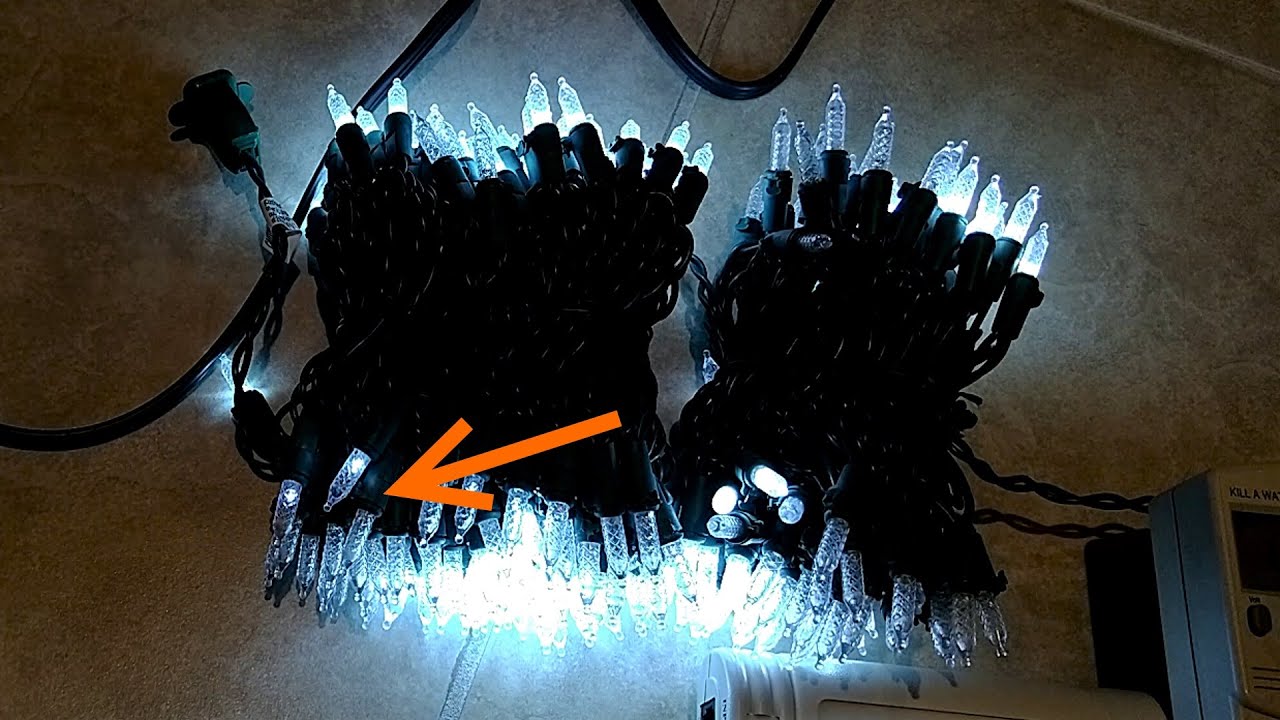 Trying To Fix Flickering Christmas Lights - YouTube
