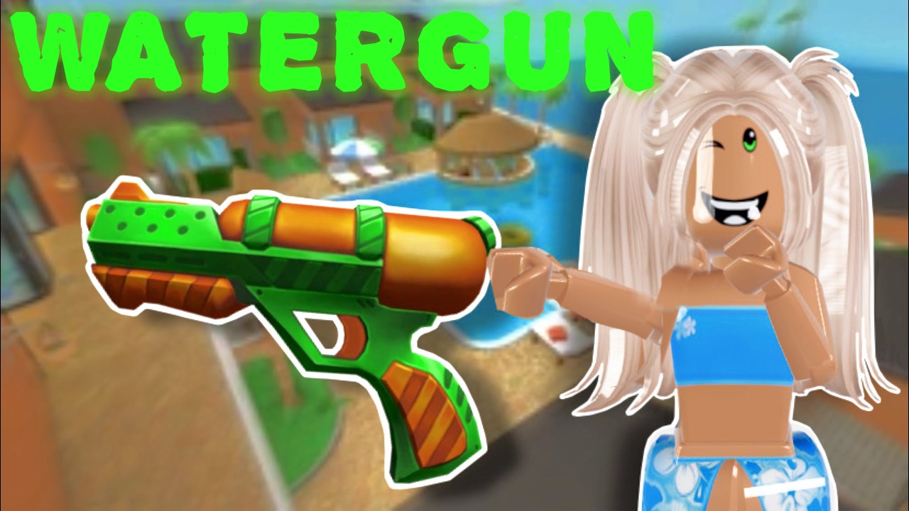 WATER GUN Sheriff Montage In MM2! (Murder Mystery 2) - YouTube