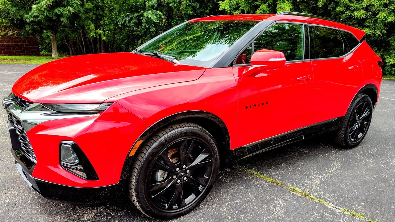 Repairable Salvage 2020 Chevy Blazer RS AWD 3.6 - YouTube