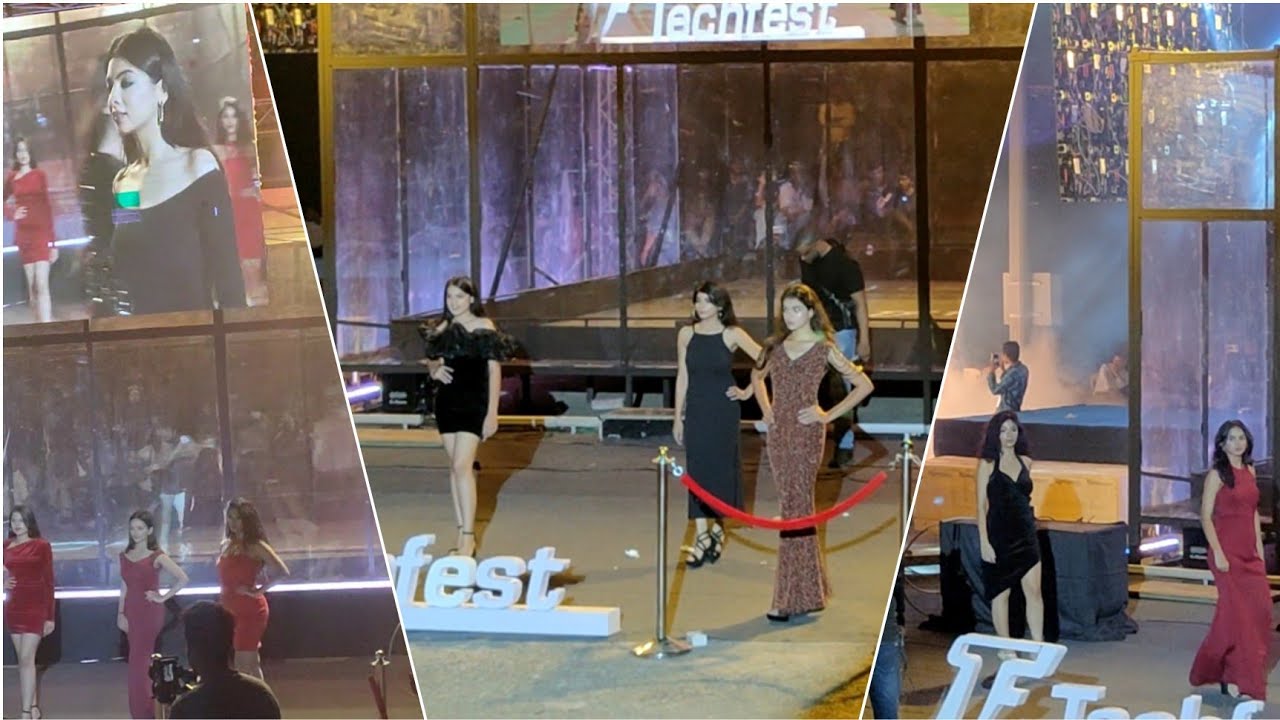 Girls Modelling, IIT Bombay, Techfest 2022 | #iitbombay #techfest #iit ...