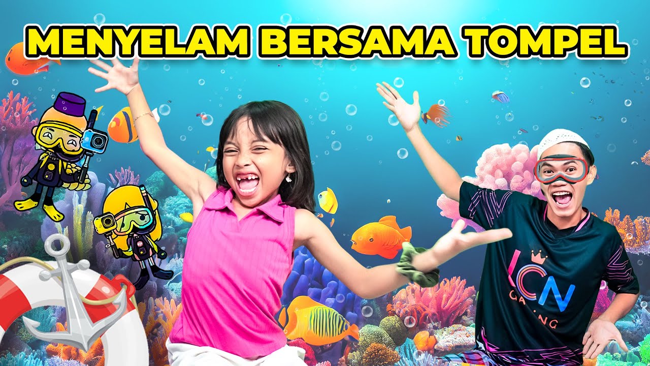 LEIKA MENYELAM DI LAUTAN 😍🥰 LEIKA DAN TOMPEL JALAN-JALAN DI LAUT ...