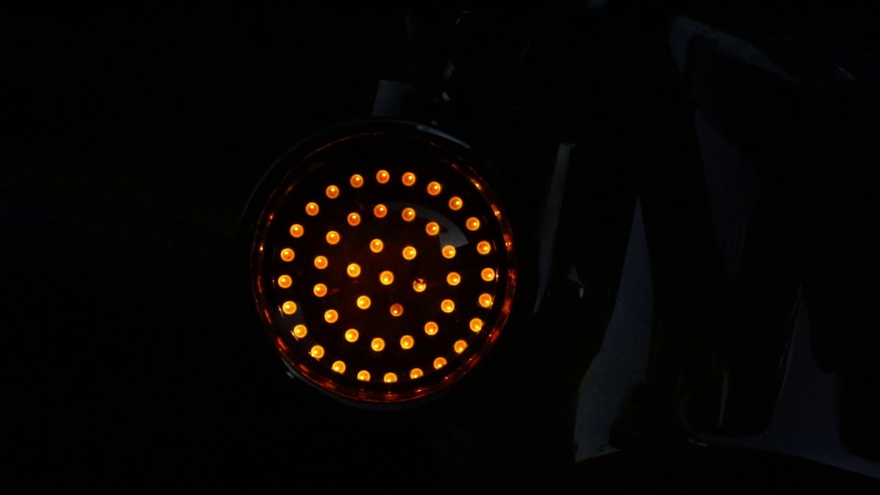 LED Sequential Flash Harley Davidson Turn Signal - YouTube
