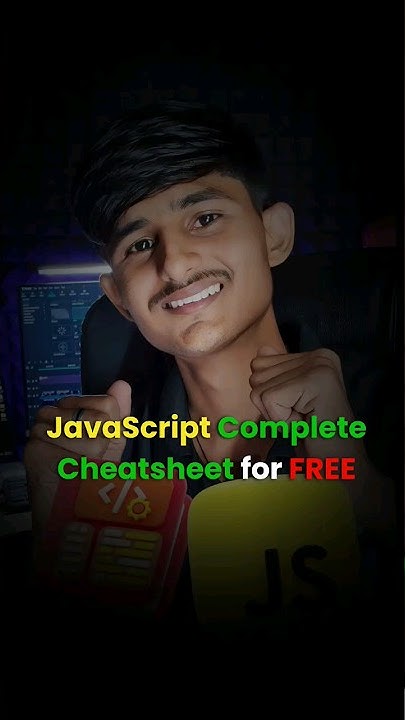 Javascript Cheatsheet For Free ๐คฉ Shorts Javascript Cheatcodes Youtube