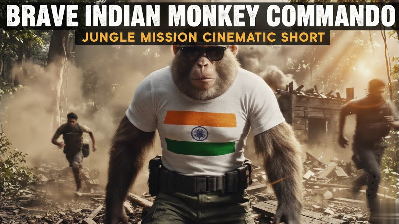 Brave Indian Monkey Commando | Jungle Mission Cinematic Short ...
