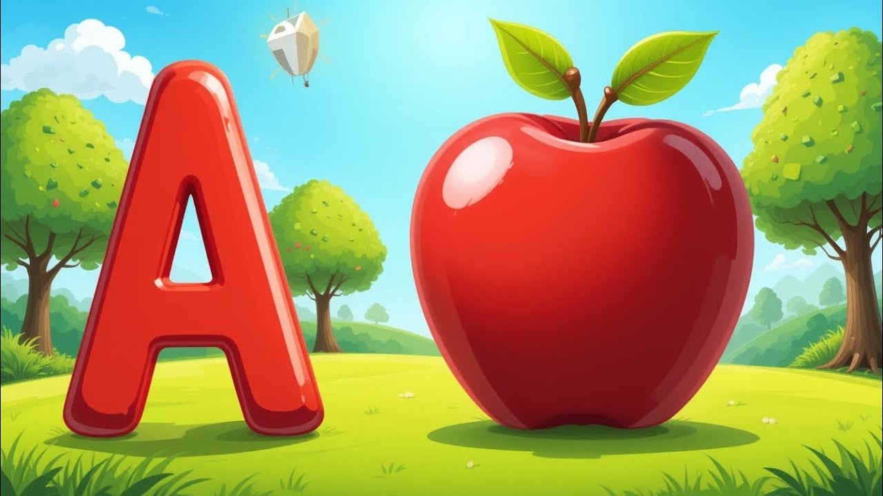 ABC Learning for Kids | A to Z Alphabet Song with Pictures & Hindi ...