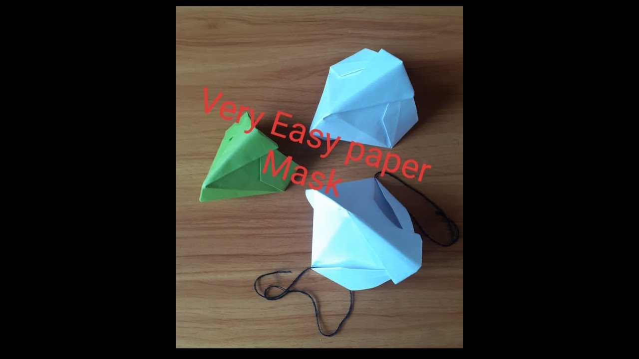 How can make paper mask| easy mask create | craft work | creative help ...