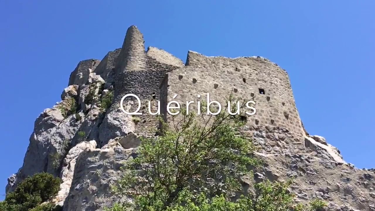 Trip to Quéribus, a Cathar Fortress - YouTube