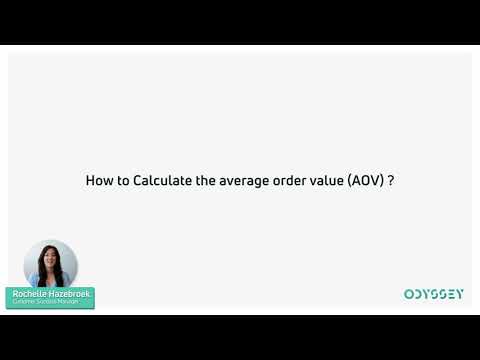 How to calculate the Average Order Value? - YouTube