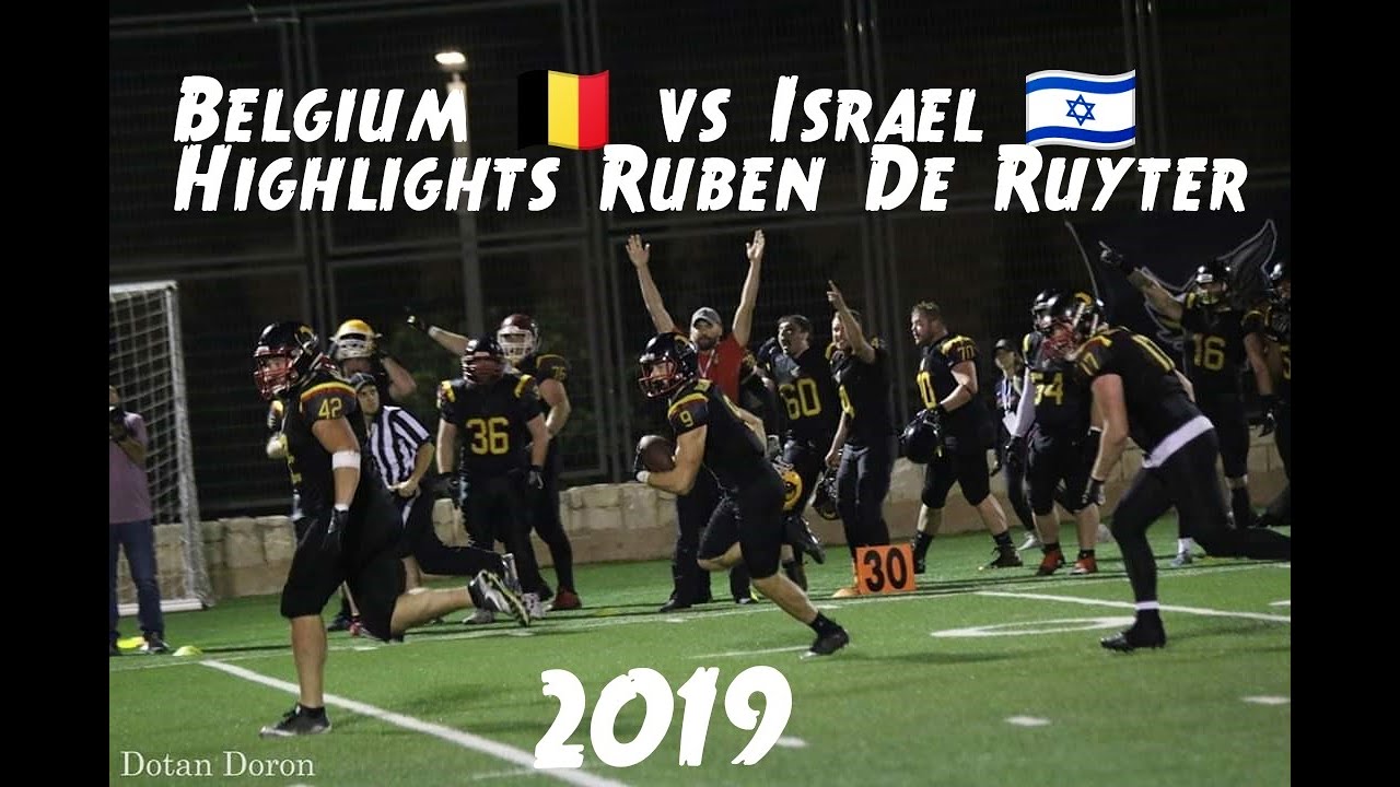 Belgium vs Israel 2019 Highlights Ruben De Ruyter - YouTube