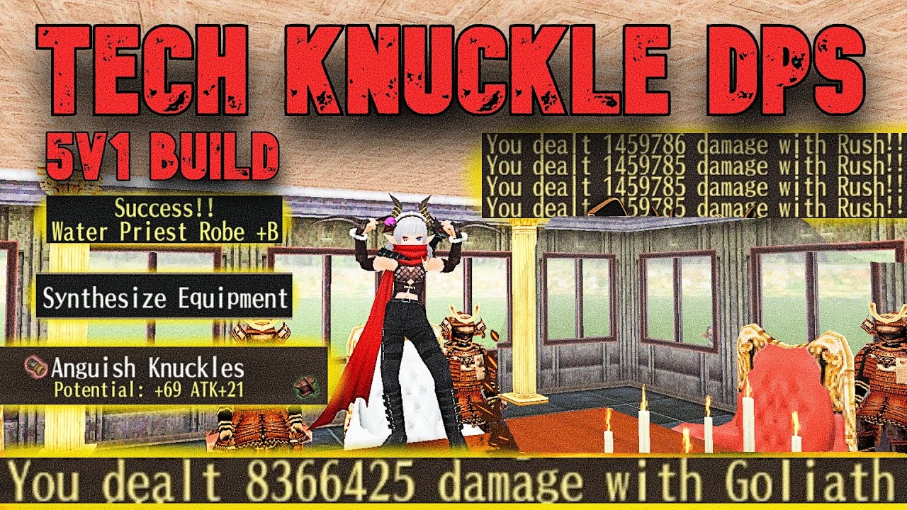 Knuckle DPS build with Smith & Alchemist char! - 6 in 1 TEC Smith Build in TORAM ONLINE - YouTube