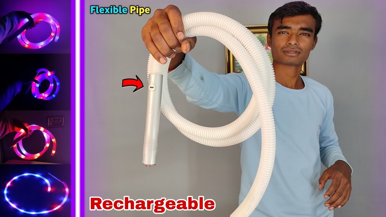 Flexible pipe RGB Decuration Light + rechargeable || Diwali RGB light ...