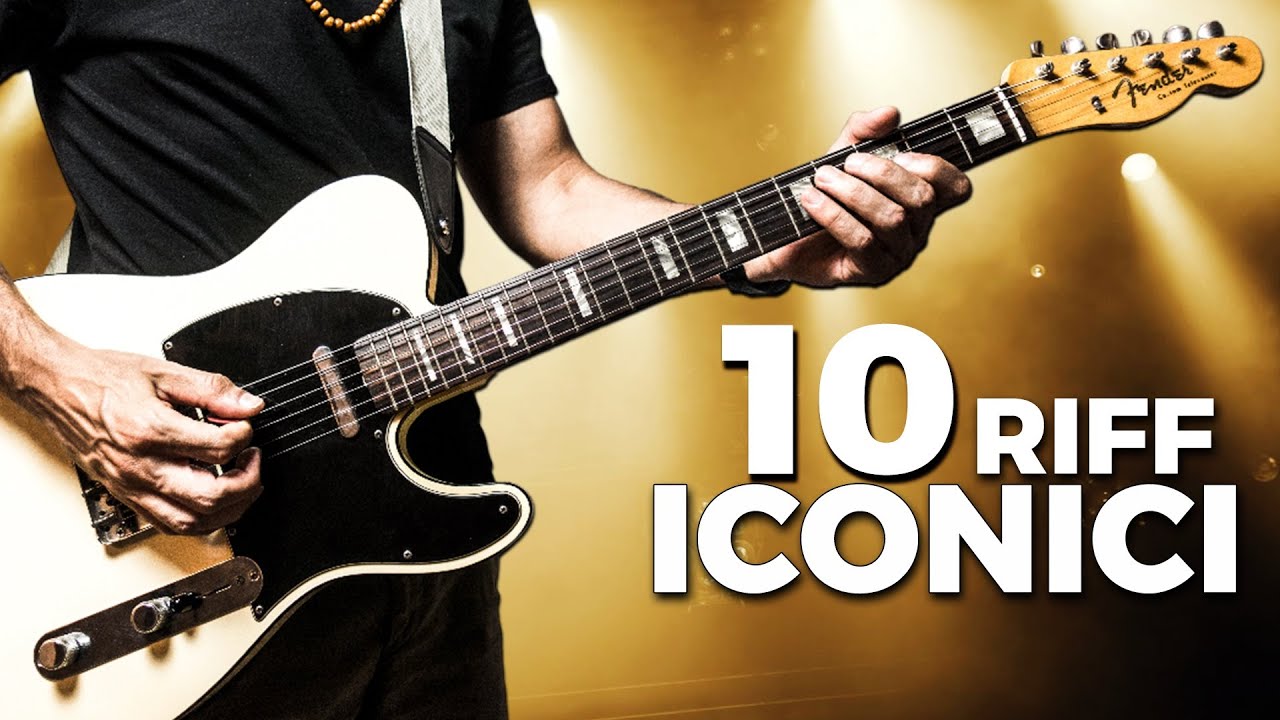10 RIFF di chitarra che hanno RIVOLUZIONATO il mio modo di SUONARE ...