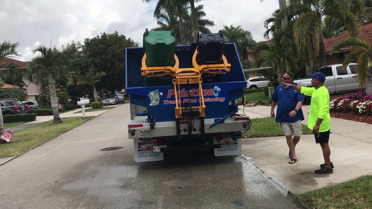 Trash Bin Cleaning Systems - YouTube