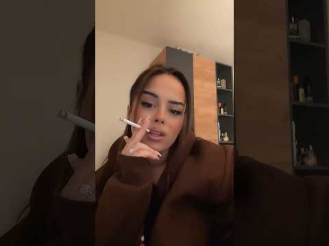 Albanian Smoking Girl