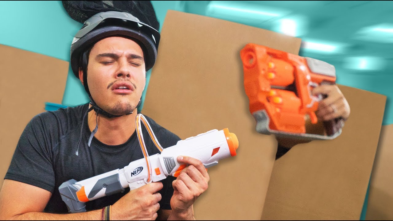 NERF Hide in a Box Challenge! [Ep. 2] - YouTube