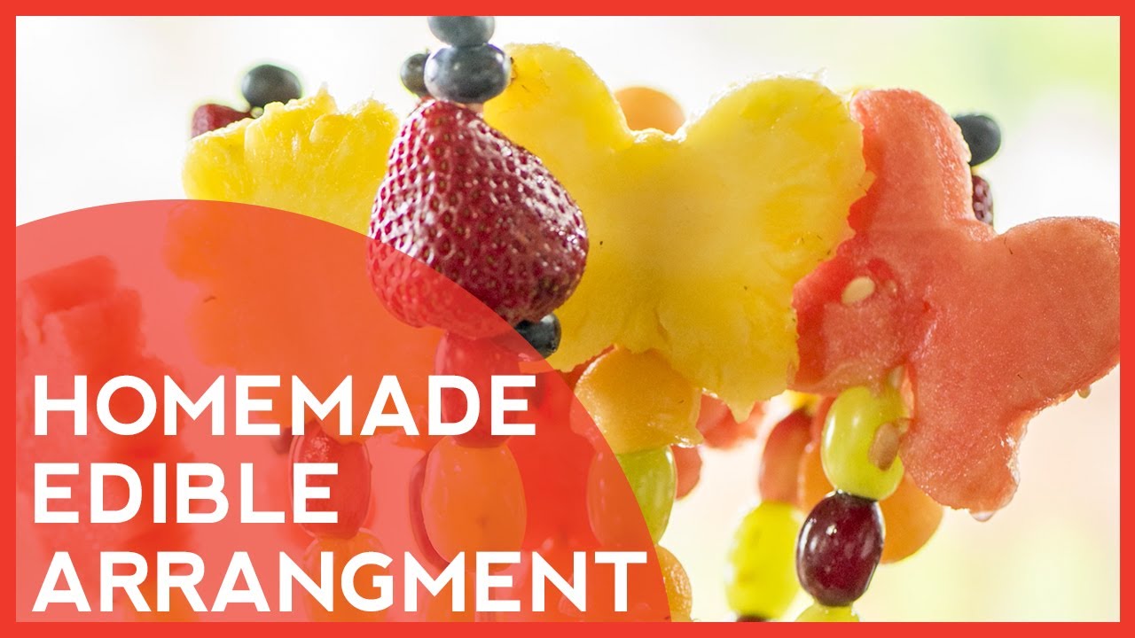 How to Make: Homemade Edible Arrangement - YouTube