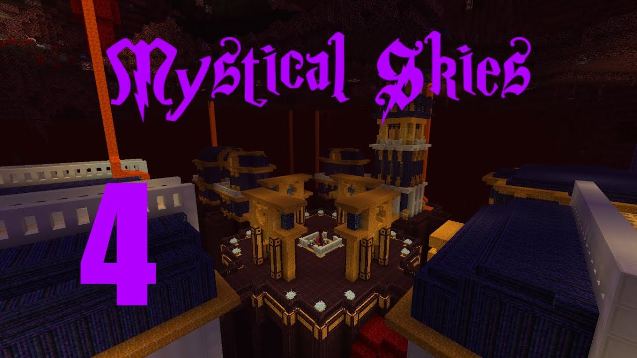 Výprava do Netheru! | #4 | Mystical Skies Modpack (Minecraft CZ/SK ...
