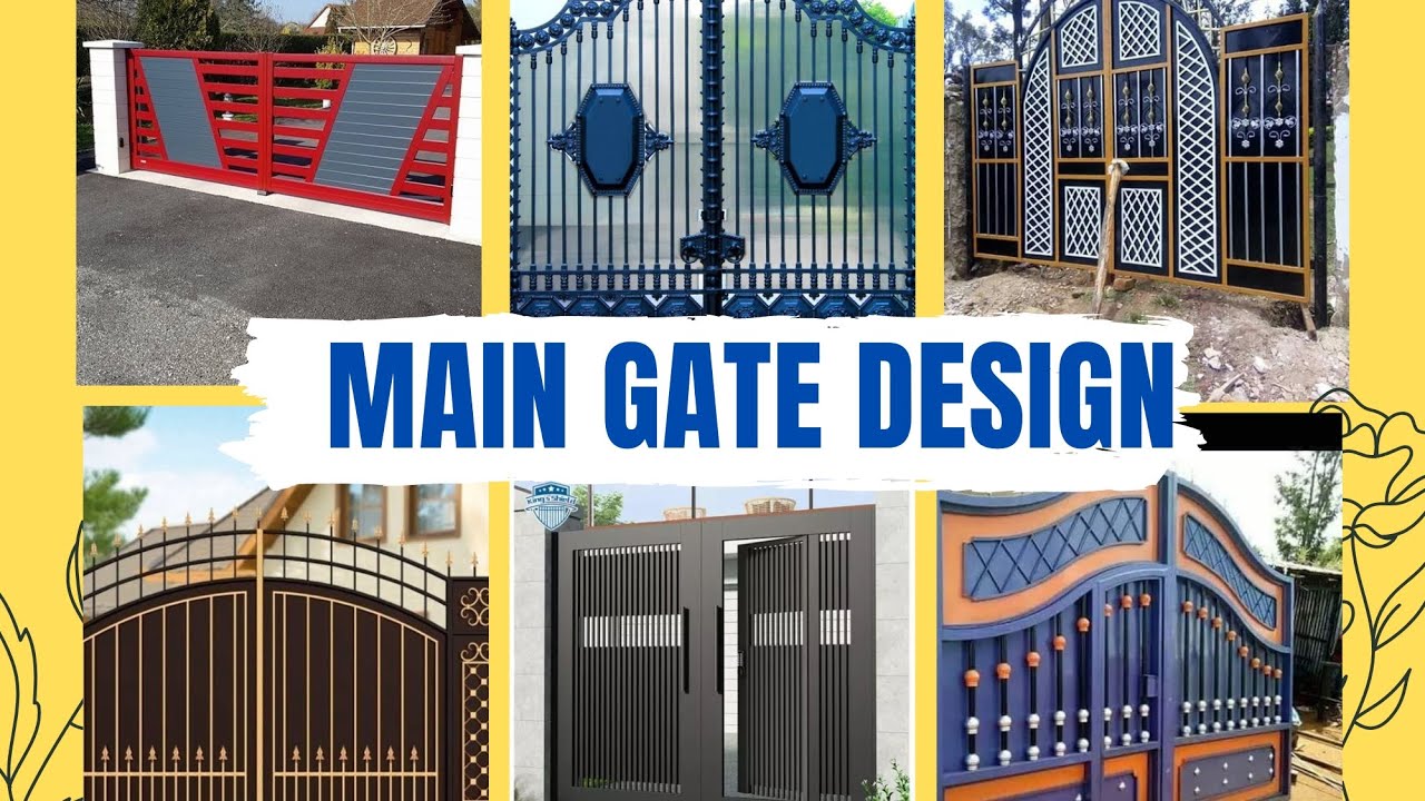 Top 150+ Modern Gate Design Ideas 2023| House Main Gates Design ...