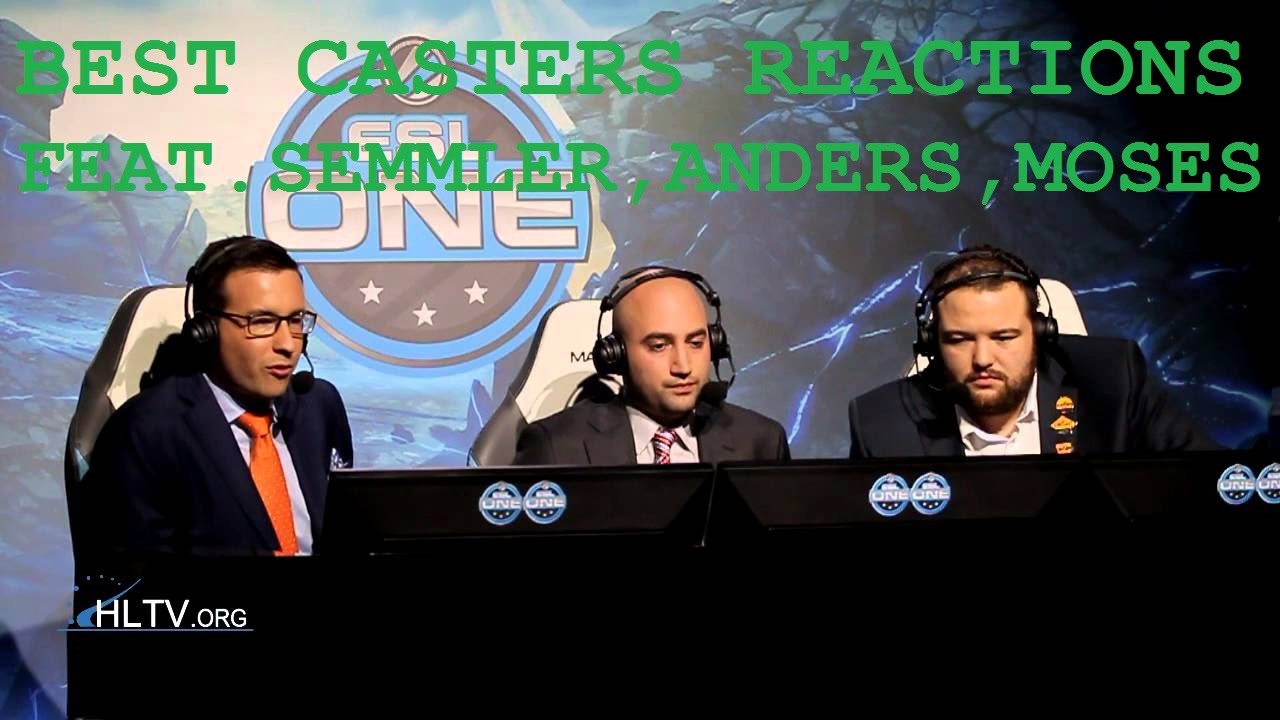 CS GO BEST CASTER REACTIONS! CS GO COMMENTATOR REACTIONS FEAT. SEMMLER ...