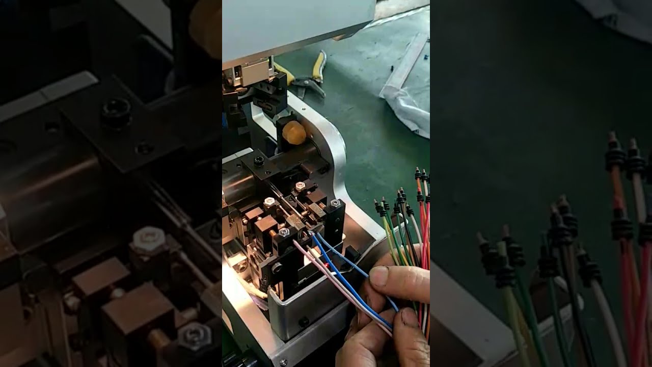 Semi-automatic cable seal / wire seal insertion machine - YouTube
