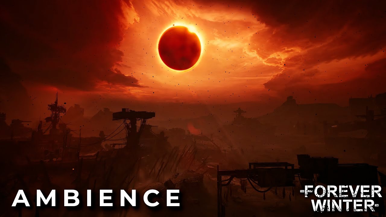 Ashen Mesa Eclipse - Forever Winter Ambience - YouTube