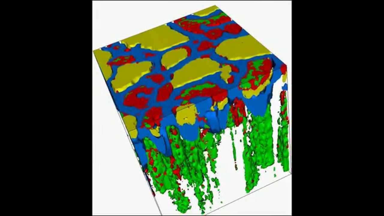 3D isosurface rendering of a FeNiCrAl alloy - YouTube