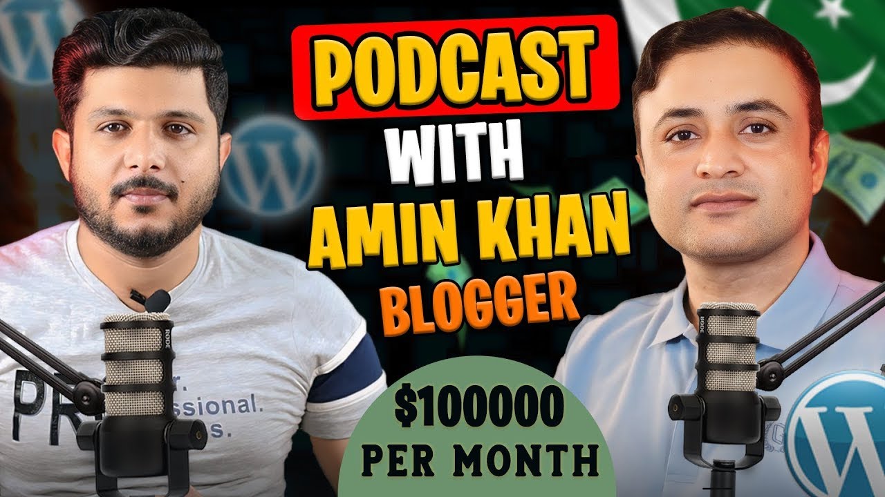 Exclusive Podcast with Amin Khan: Secrets to Successful Blogging! - YouTube