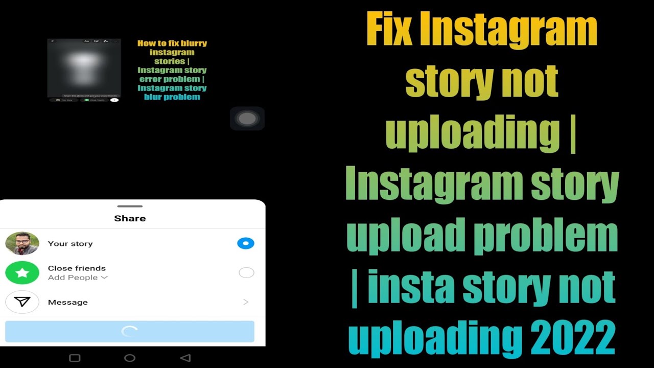 Fix Instagram Story Not Uploading Instagram Story Upload Problem fix-instagram-story-not-uploading-instagram-story-upload-problem