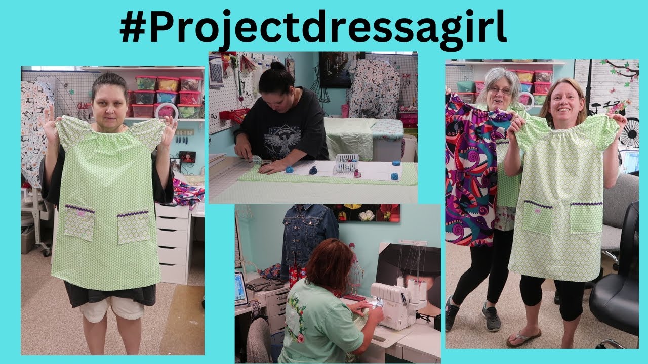 I Recruited April & Sherry for Project Dress A Girl! - YouTube