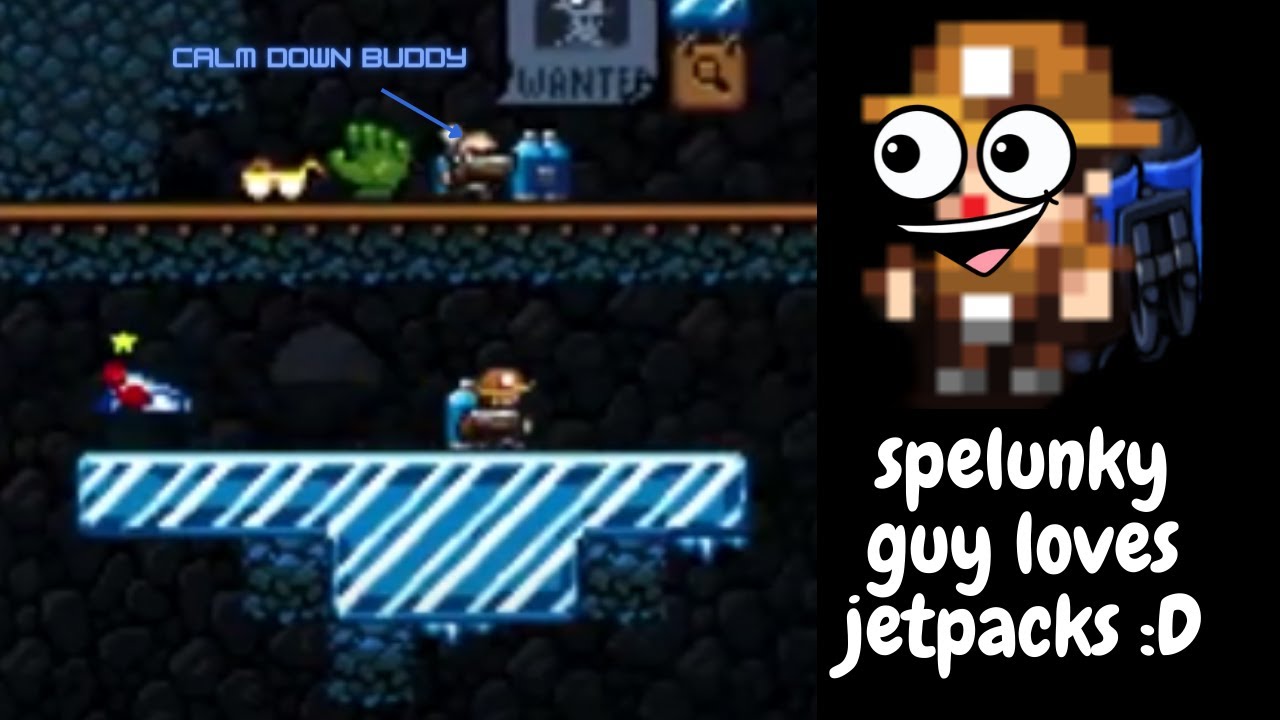 Getting 2 jetpacks in Spelunky html 5 - YouTube
