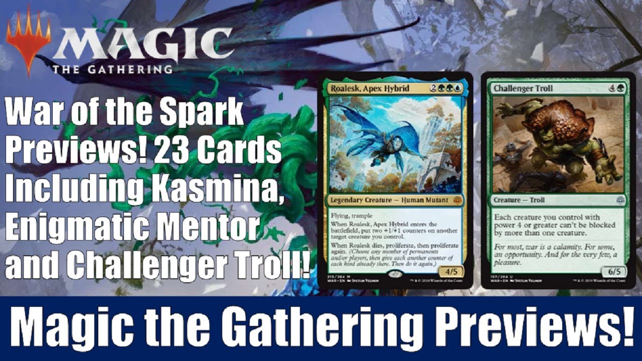 MTG War of the Spark Previews: 23 Cards Including Kasmina, Enigmatic ...