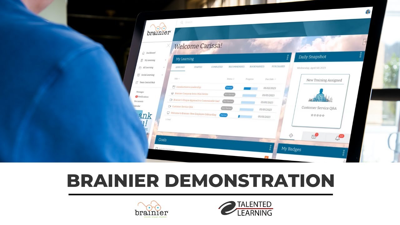Brainier LMS Demo with John Leh - Talented Learning - YouTube