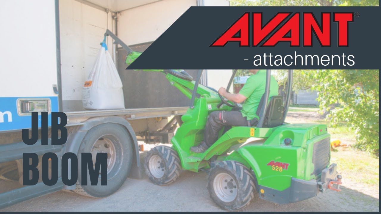 Avant attachments: Jib Boom - YouTube