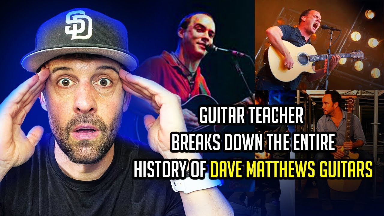 Breaking Down Dave Matthews Guitar Collection from 1992-Present Day! 😅 ...