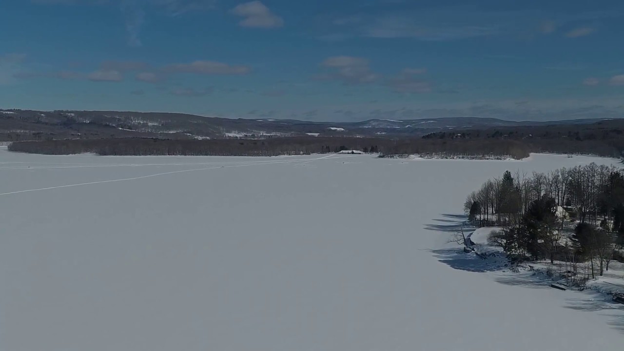 Delta Lake Winter Flight, Rome NY - YouTube