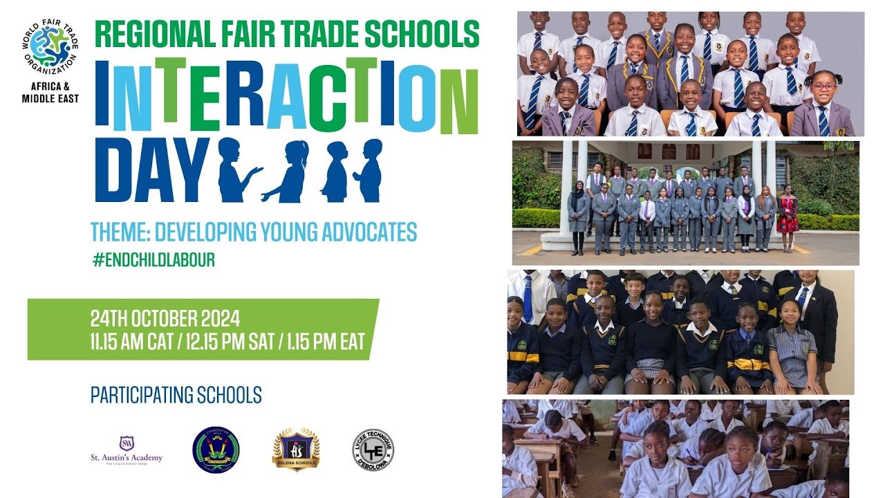 Regional Fair Trade Schools Interaction Day 2024 #endchildlabor - YouTube