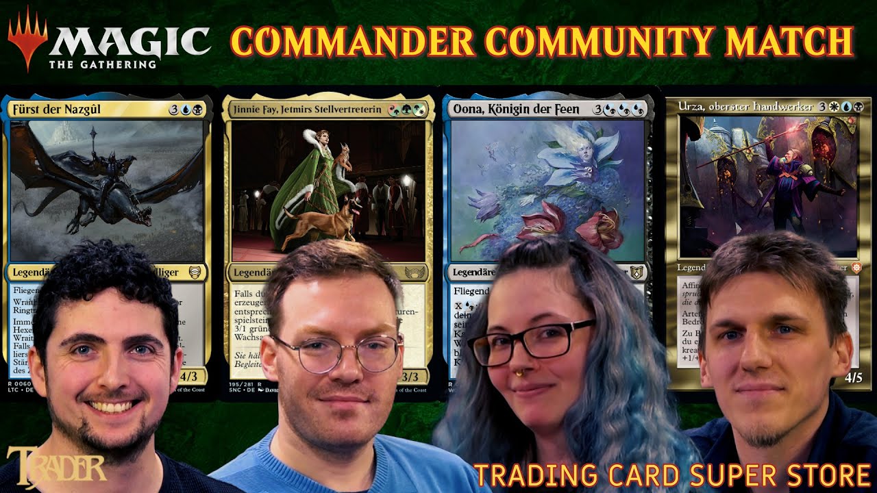 MTG Commander Gameplay 191 | Magic the Gathering deutsch | Trader Event ...
