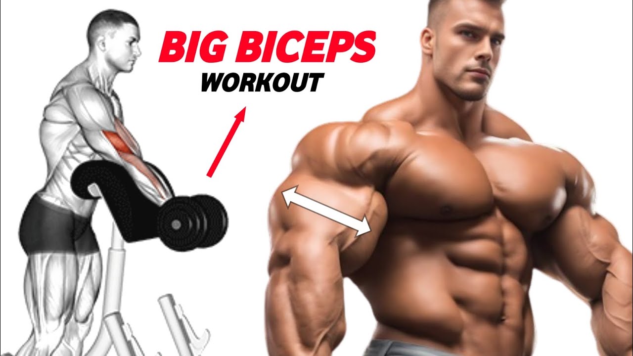 BICEPS WORKOUT AT GYM - 6 BEST BICEPS EXERCISES FOR BIG BICEPS ( WE GO ...