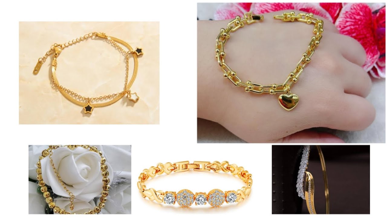 Gold Bracelet Designs For Women|Latest Gold Bracelet Collection|Gold ...