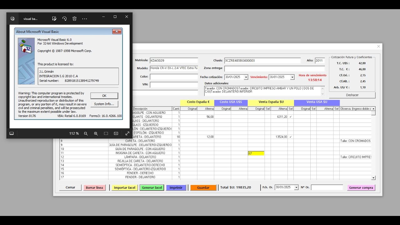 VB6 FLEXGRID EDICION DE CELDAS borrado y complemento - YouTube