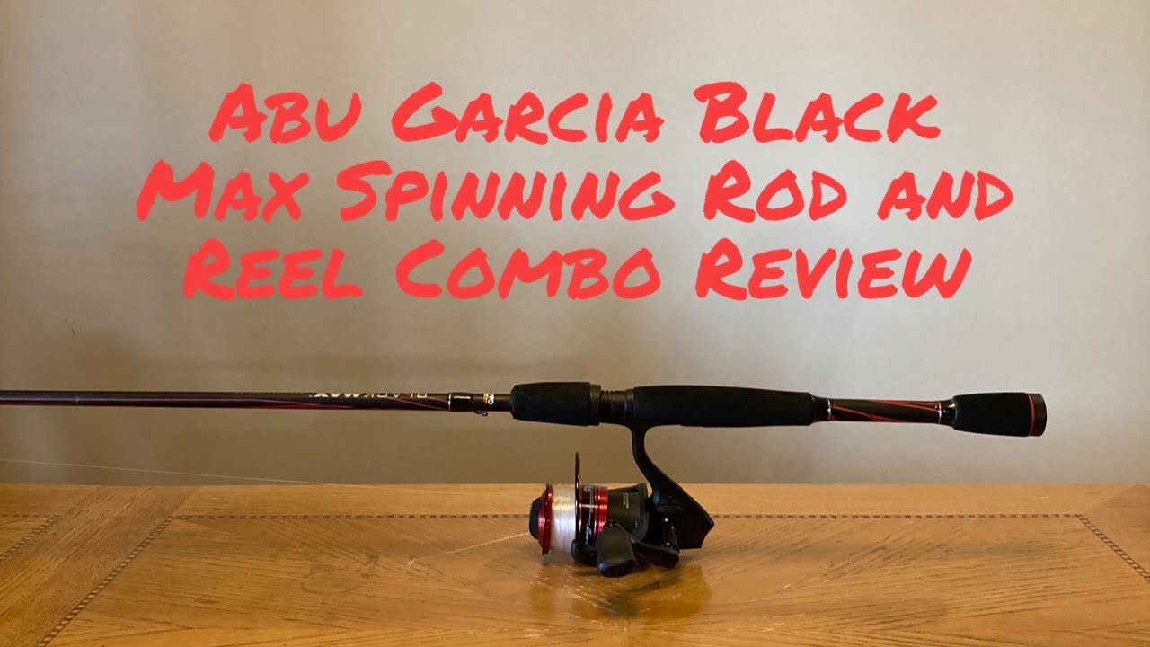 Abu Garcia Black Max Spinning Rod and Reel Combo - YouTube