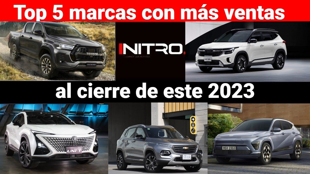 ¡Top 5 de marcas con más ventas de coches en Perú! - YouTube