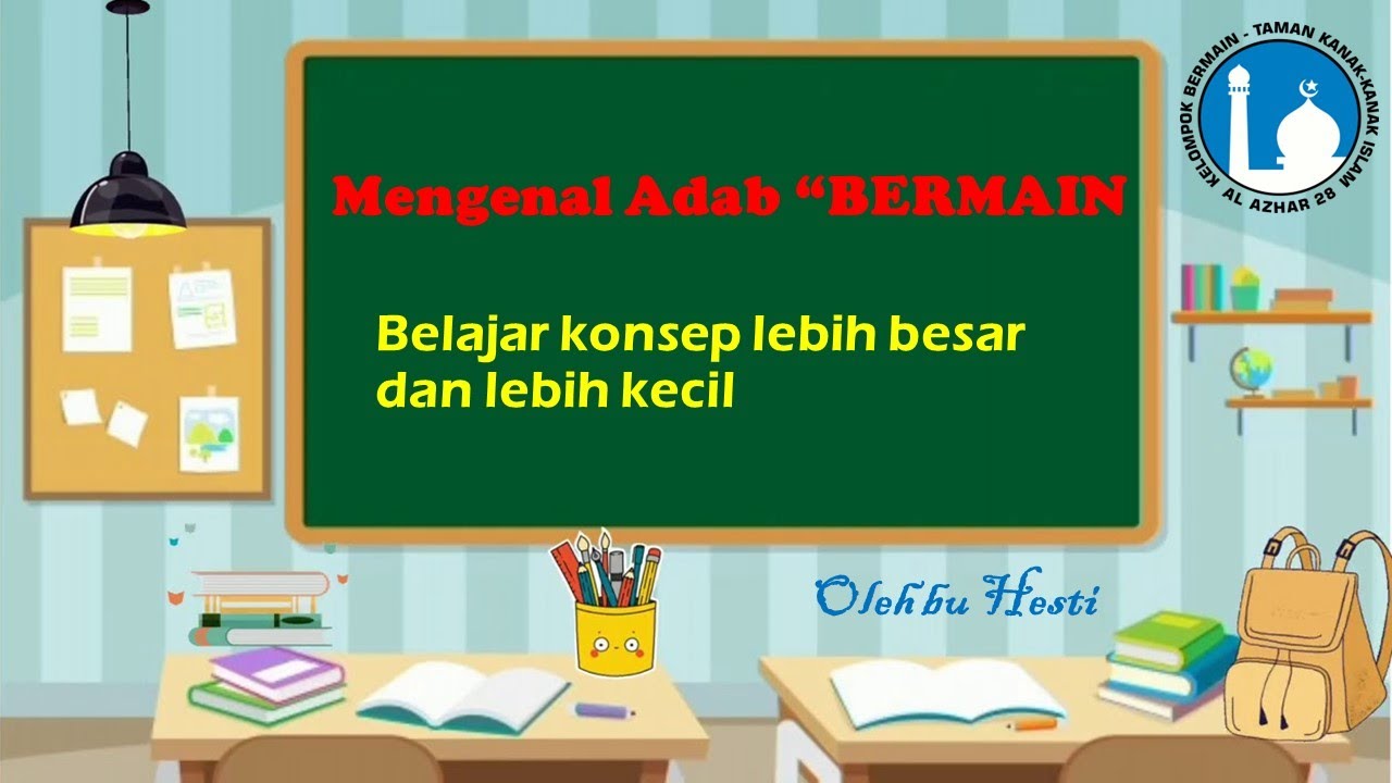 Belajar Adab Bermain untuk anak TK dan PAUD - YouTube